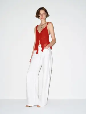 REFORMATION Cori Top - Red