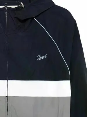 DUNST Hooded Colorblock Windbreaker - Blue
