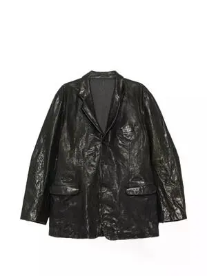 Yohji Yamamoto Leather Outerwear For Men