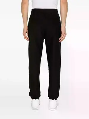 Emporio Armani Patterned Track Pants - Black
