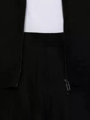 Emporio Armani Patterned Track Pants - Black