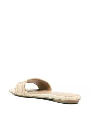 Emporio Armani Woven Sandals - Neutrals
