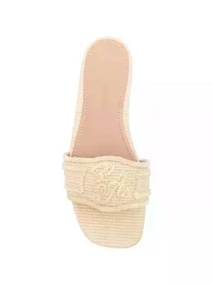 Emporio Armani Woven Sandals - Neutrals