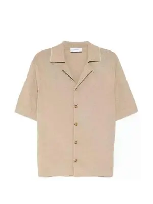 LARDINI Cotton Shirt - Brown