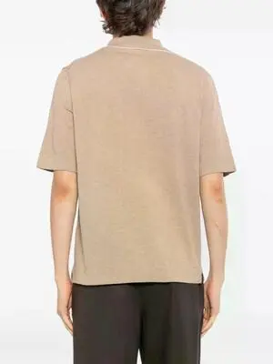 LARDINI Cotton Shirt - Brown
