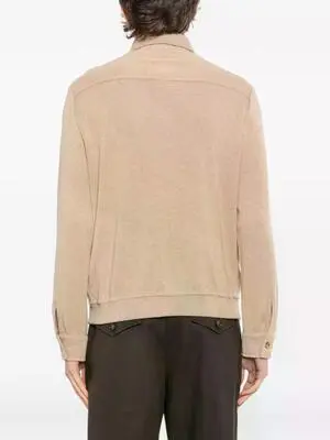 LARDINI Cotton Shirt Jacket - Brown