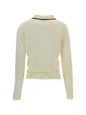 WALES BONNER X John Smedley Henry Long-sleeve Polo Shirt - Neutrals