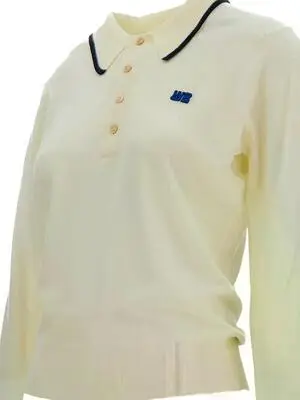 WALES BONNER X John Smedley Henry Long-sleeve Polo Shirt - Neutrals