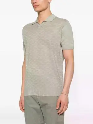 Corneliani Knitted Polo Shirt - Neutrals