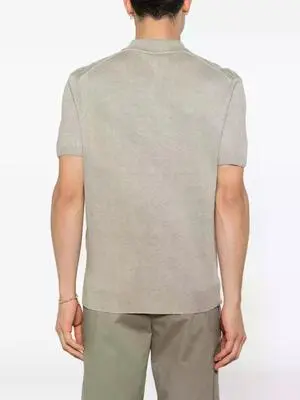 Corneliani Knitted Polo Shirt - Neutrals