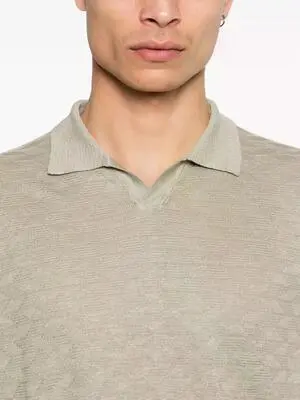 Corneliani Knitted Polo Shirt - Neutrals