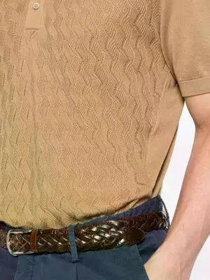 Corneliani Textured Polo Shirt