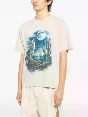 MELT Graphic-print T-shirt - Neutrals