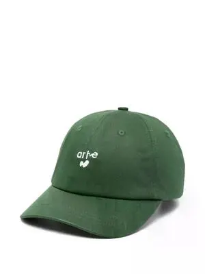 ARTE ANTWERP Heart-logo Baseball Cap - Green