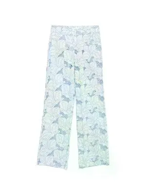 GENNY Embroidered Wide Leg Trousers