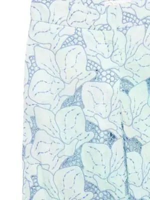 GENNY Embroidered Wide Leg Trousers