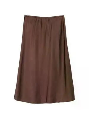 Vince A-line Midi Skirt - Brown