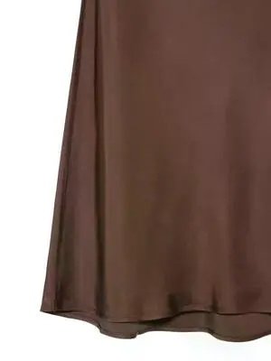 Vince A-line Midi Skirt - Brown
