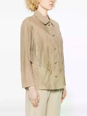 BLUSOTTO Fringed Jacket