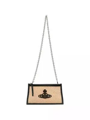 VIVIENNE WESTWOOD Small Flat Clutch - Neutrals