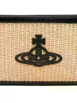 VIVIENNE WESTWOOD Small Flat Clutch - Neutrals