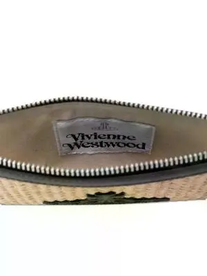 VIVIENNE WESTWOOD Small Flat Clutch - Neutrals