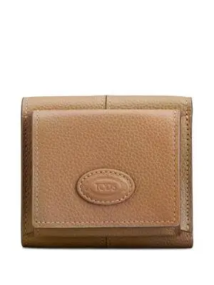 TOD'S Tri-fold Stitched Wallet