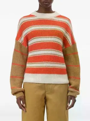 Closed Striped Crew-neck Sweater
