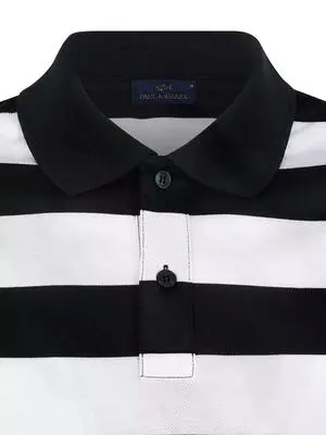 Paul & Shark Striped Polo Shirt - Black