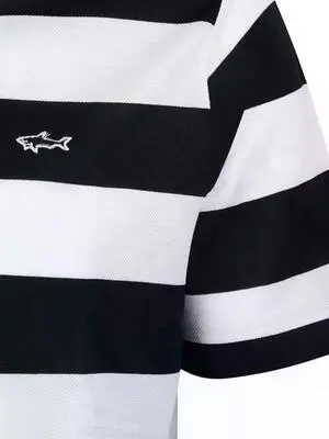 Paul & Shark Striped Polo Shirt - Black