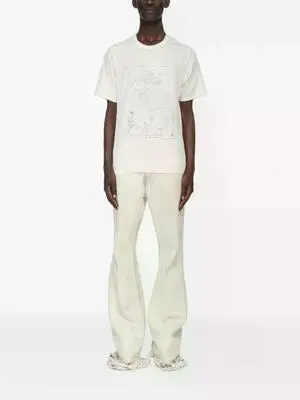 Rick Owens Temple Brad T-shirt In Classic Cotton Jersey