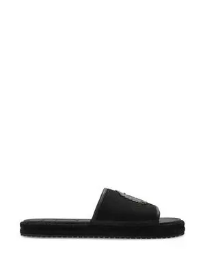 Dolce & Gabbana Logo-appliqué Braided Sandals