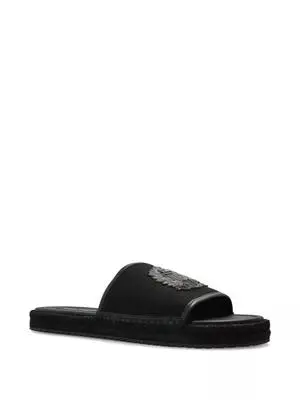 Dolce & Gabbana Logo-appliqué Braided Sandals