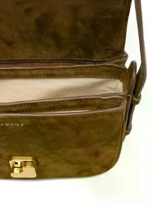 Soeur Mini Bellissima Suede Crossbody Bag - Brown