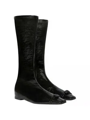 COURREGES Buckled Flat Boots