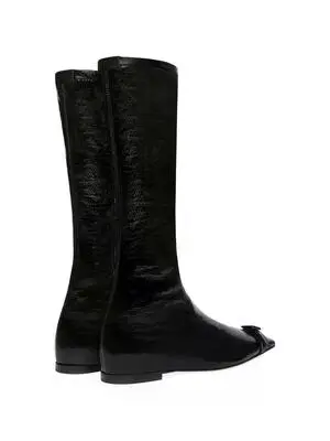 COURREGES Buckled Flat Boots