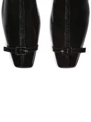 COURREGES Buckled Flat Boots