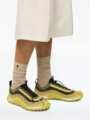 Ami Mirage Lace-up Sneakers - Yellow