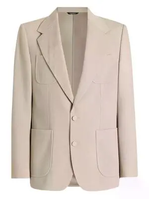 Dolce & Gabbana Pocket Single-breasted Blazer - Neutrals