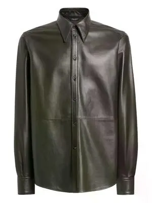 Dolce & Gabbana Nappa Leather Shirt