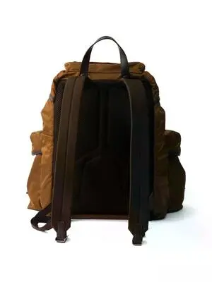Prada Re-nylon Buckled Backpack - Brown