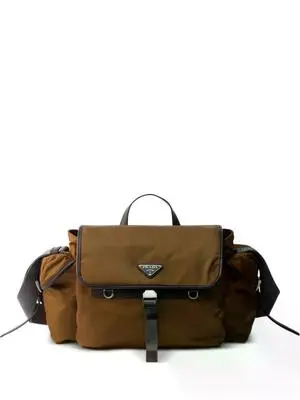 Prada Re-nylon Tote - Brown