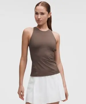 Lululemon Racerback High-neck Tennis Tank Top - Pinecone