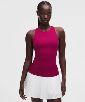 Lululemon Racerback High-neck Tennis Tank Top - Raspberry Rave