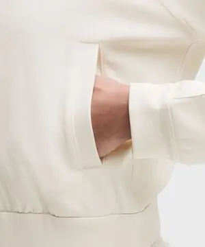 Lululemon Softstreme Pique Track Jacket - Light Ivory
