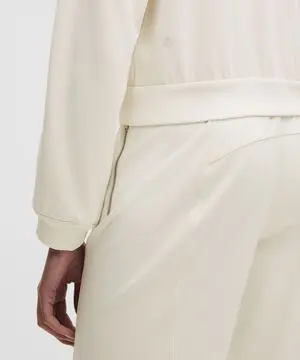 Lululemon Softstreme Pique Track Jacket - Light Ivory