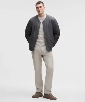 Lululemon Easy Five Classic-straight Pant 34l - Downtown Tan