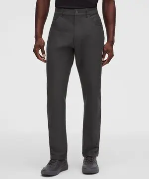 Lululemon Easy Five Classic-straight Pant 34l - Graphite Grey