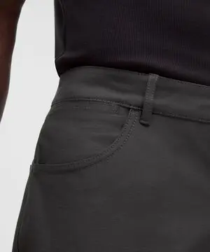 Lululemon Easy Five Classic-straight Pant 34l - Graphite Grey