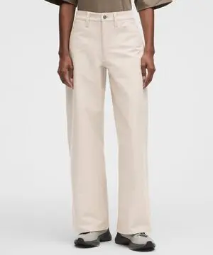 Lululemon Easyfive Low-rise Wide-leg Pants - Sand Dollar
